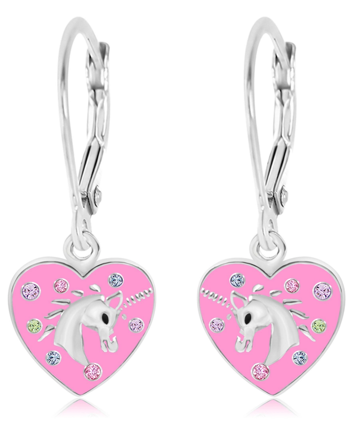 Click here for Chanteur Kids Heart Hypoallergenic Earrings for Gi... prices