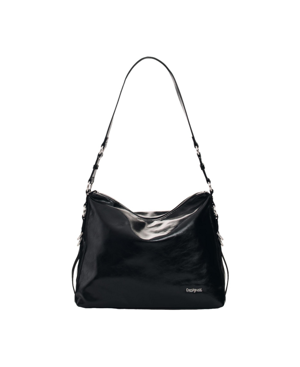 Click here for Desigual Womens Shoulder Bag - Black prices