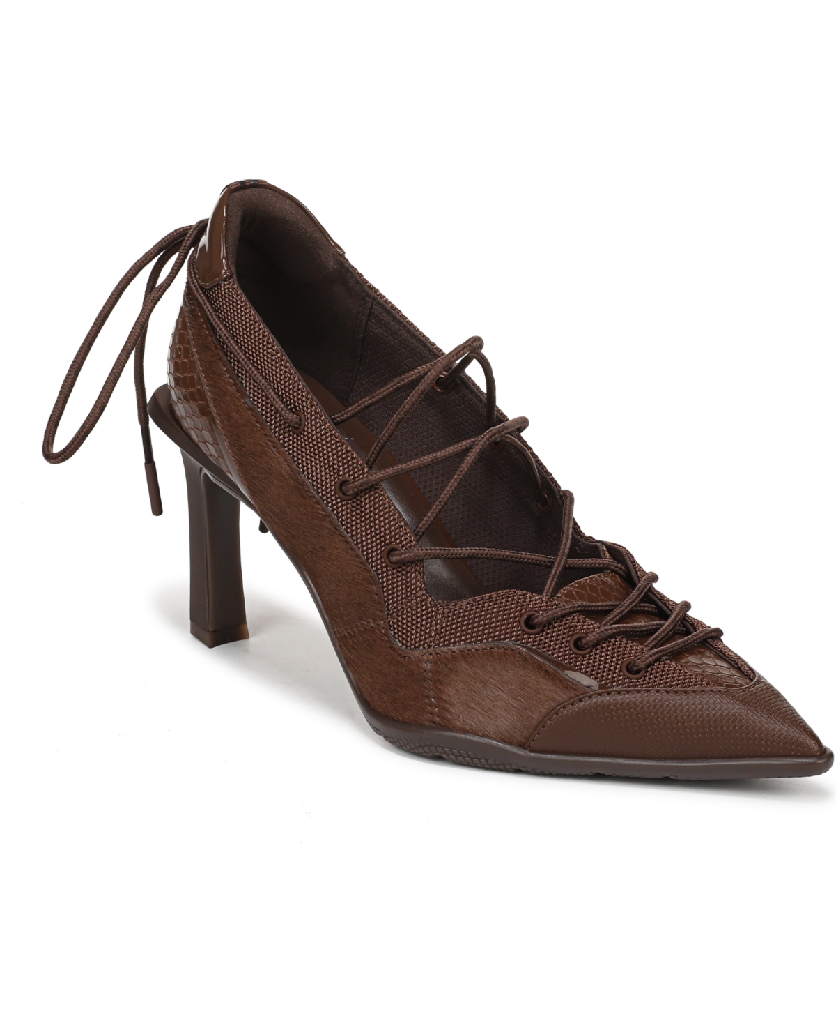 Click here for Naturalizer Womens Zyra Lace-Up Pumps - Brown Calf... prices