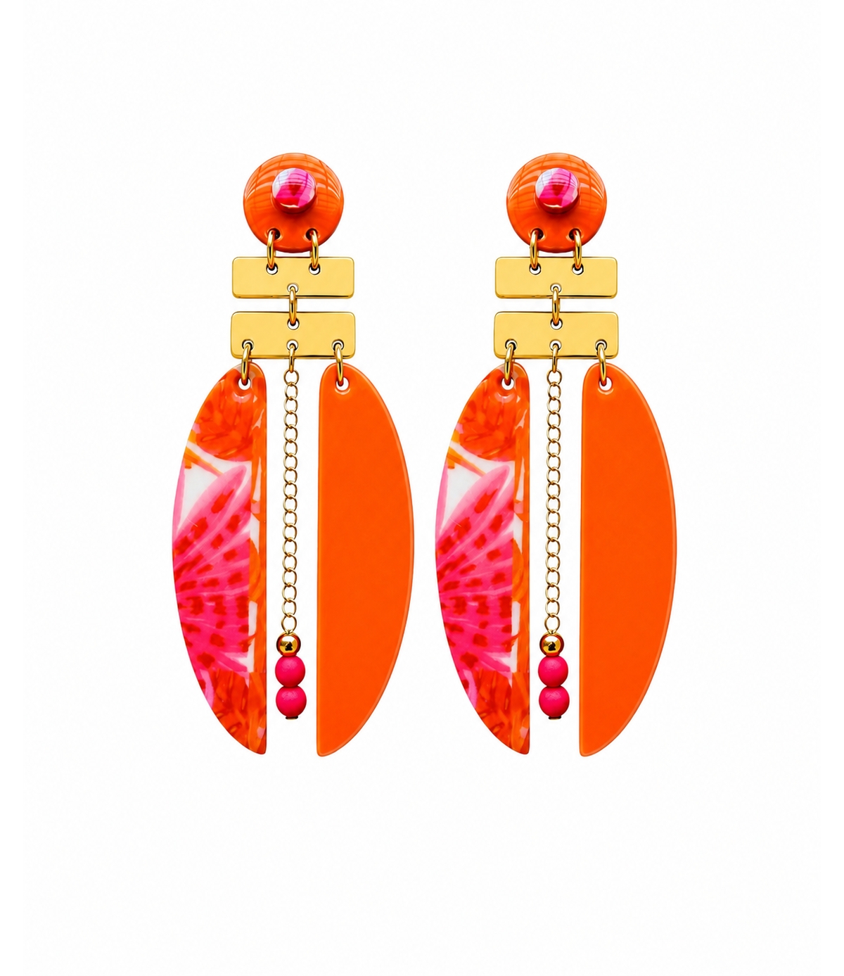 Click here for Swanky Designs Kaia Dangle Modern Statement Earrin... prices