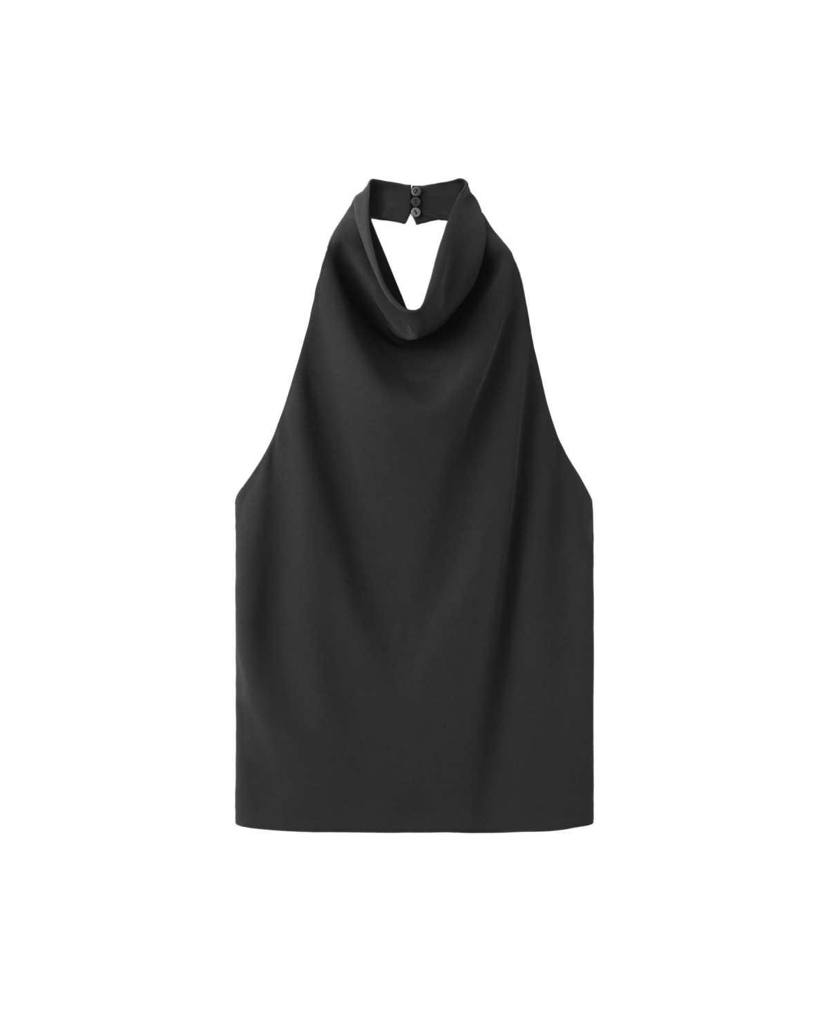 Click here for Mango Womens Draped Halter Top - Black prices