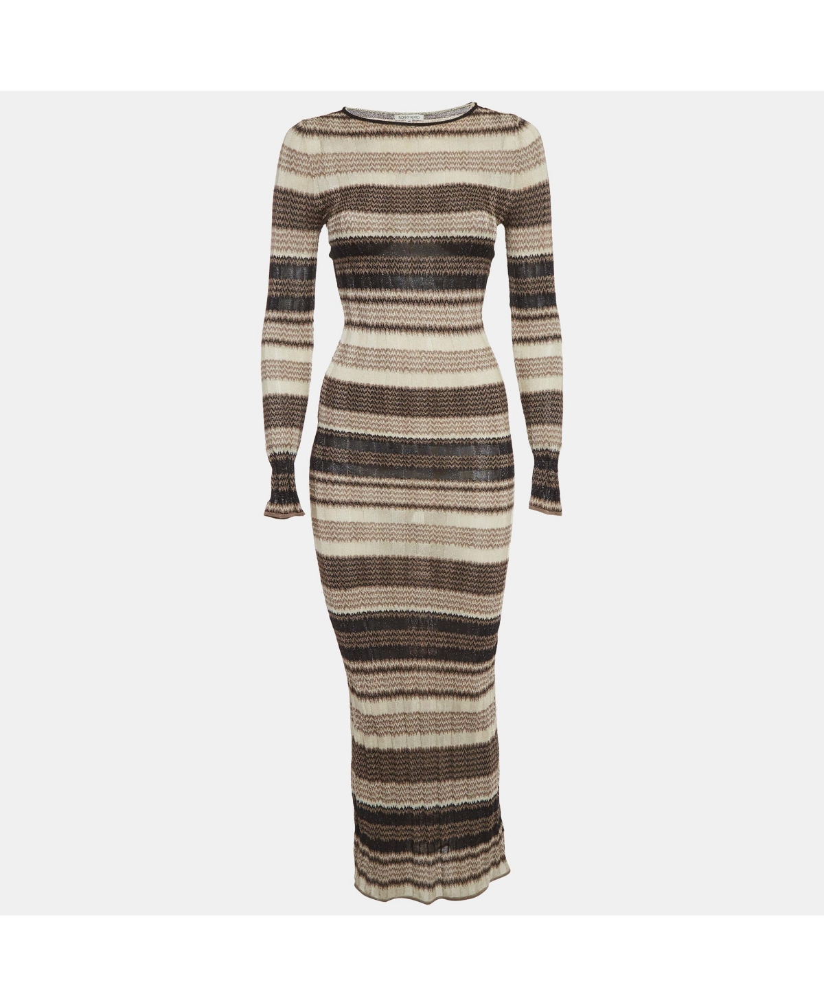 Click here for Pre-Owned Ronny Kobo Womens Patterned Lurex Knit M... prices
