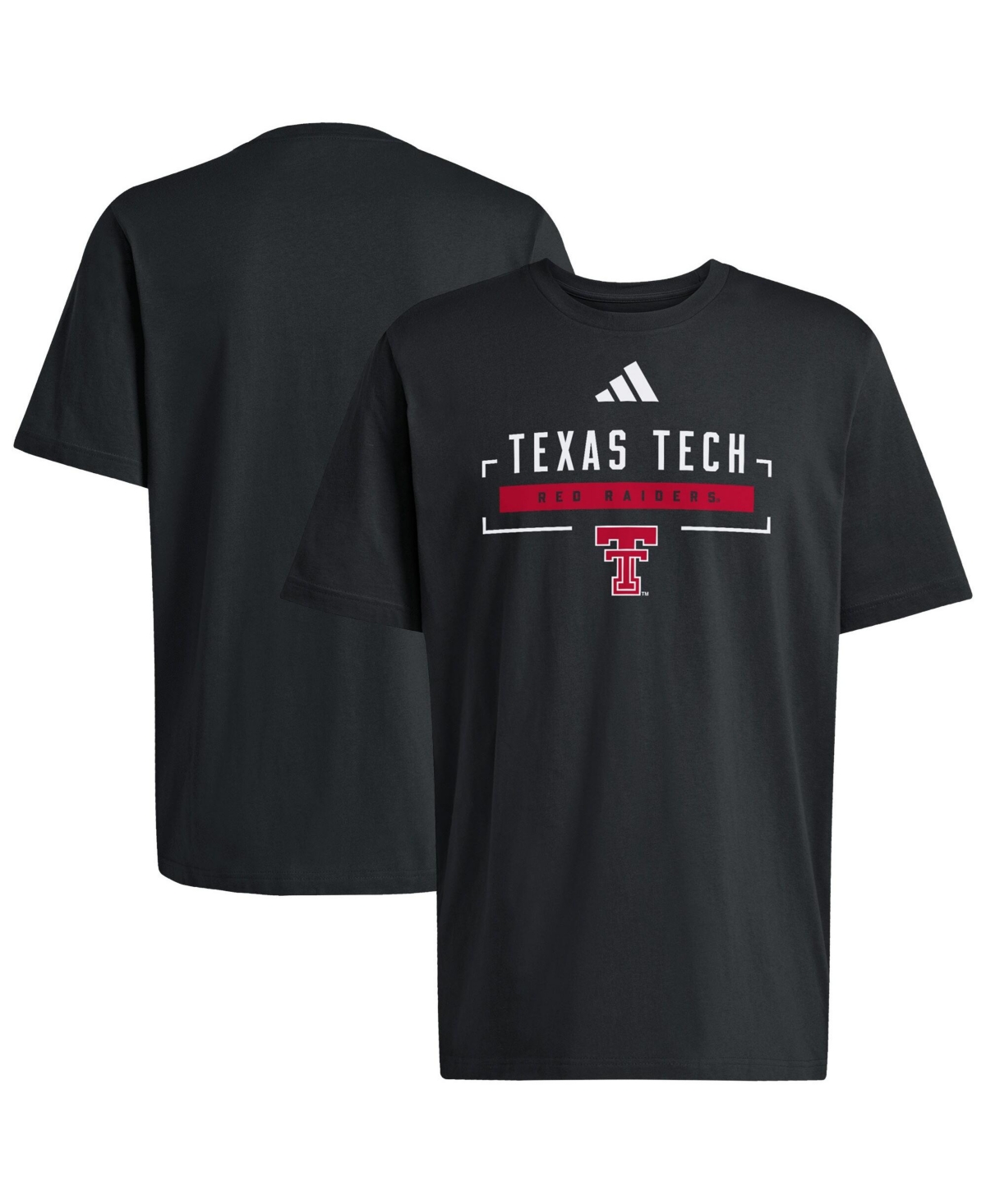 Click here for Adidas Mens Black Texas Tech Red Raiders Graphic T... prices