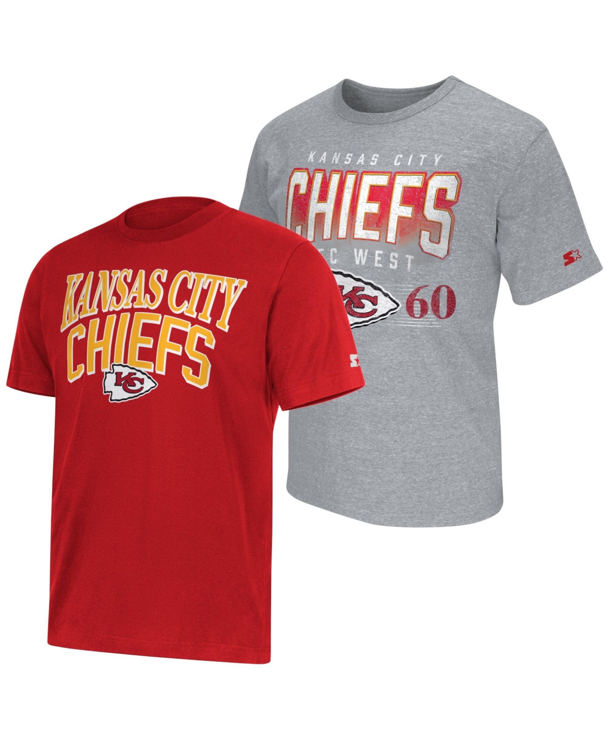 Click here for Starter Mens 2-Pack Red/Gray Kansas City Chiefs Lo... prices
