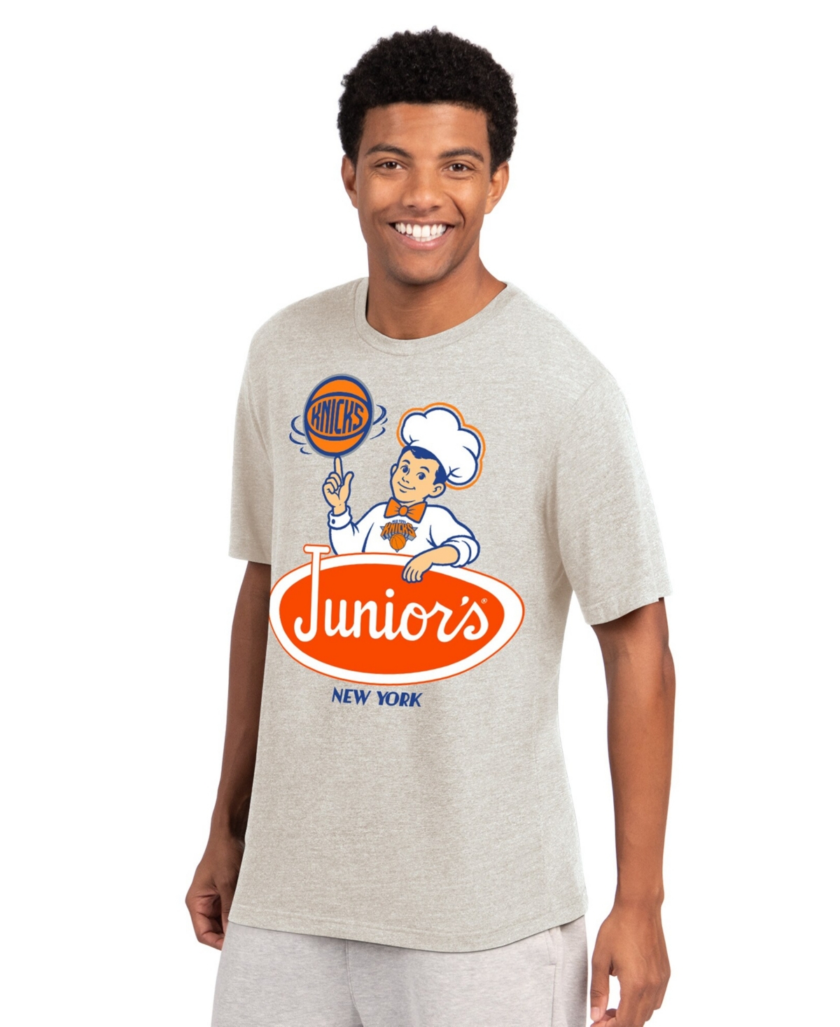 Click here for Starter Mens Oatmeal New York Knicks Juniors Prime... prices