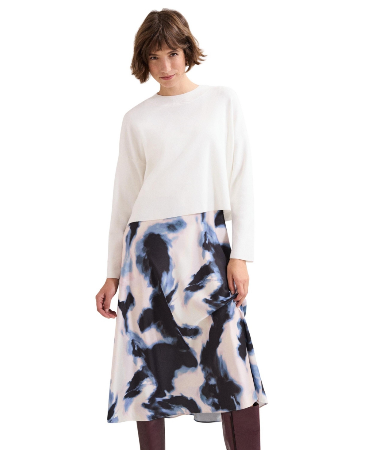 Click here for Phase Eight Womens Issy Tye Dye 2-in-1 Midi Dress... prices