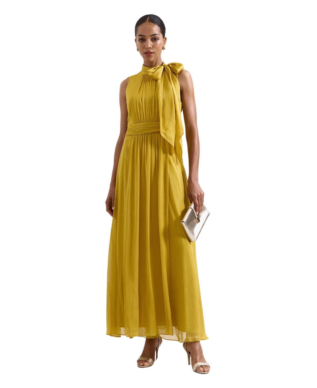Click here for Phase Eight Womens Blaise Silk Maxi Dress - Yellow prices
