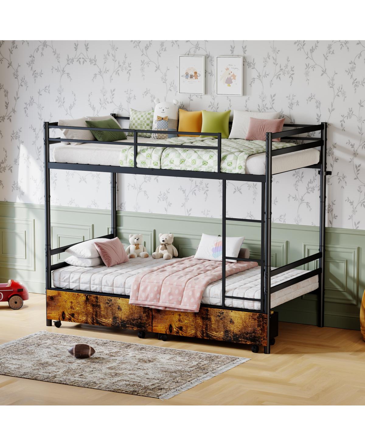 Click here for Streamdale Furniture Heavy Duty Metal Bunk Bed wit... prices