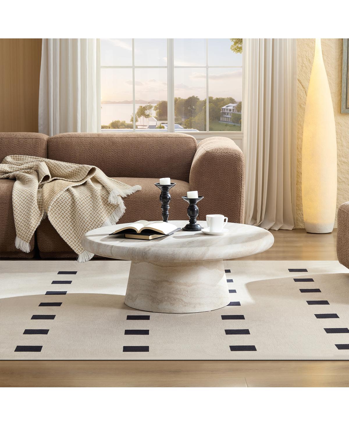 Click here for Streamdale Furniture Modern Round Coffee Table  Pe... prices