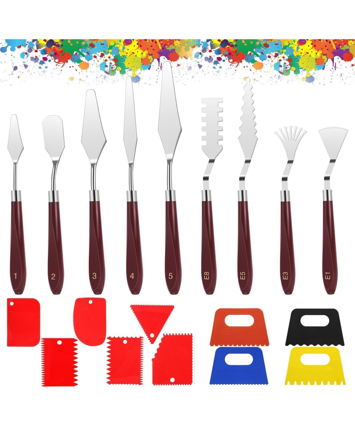 Click here for Xdovet Spatula Set Stainless Steel Palette Scraper... prices