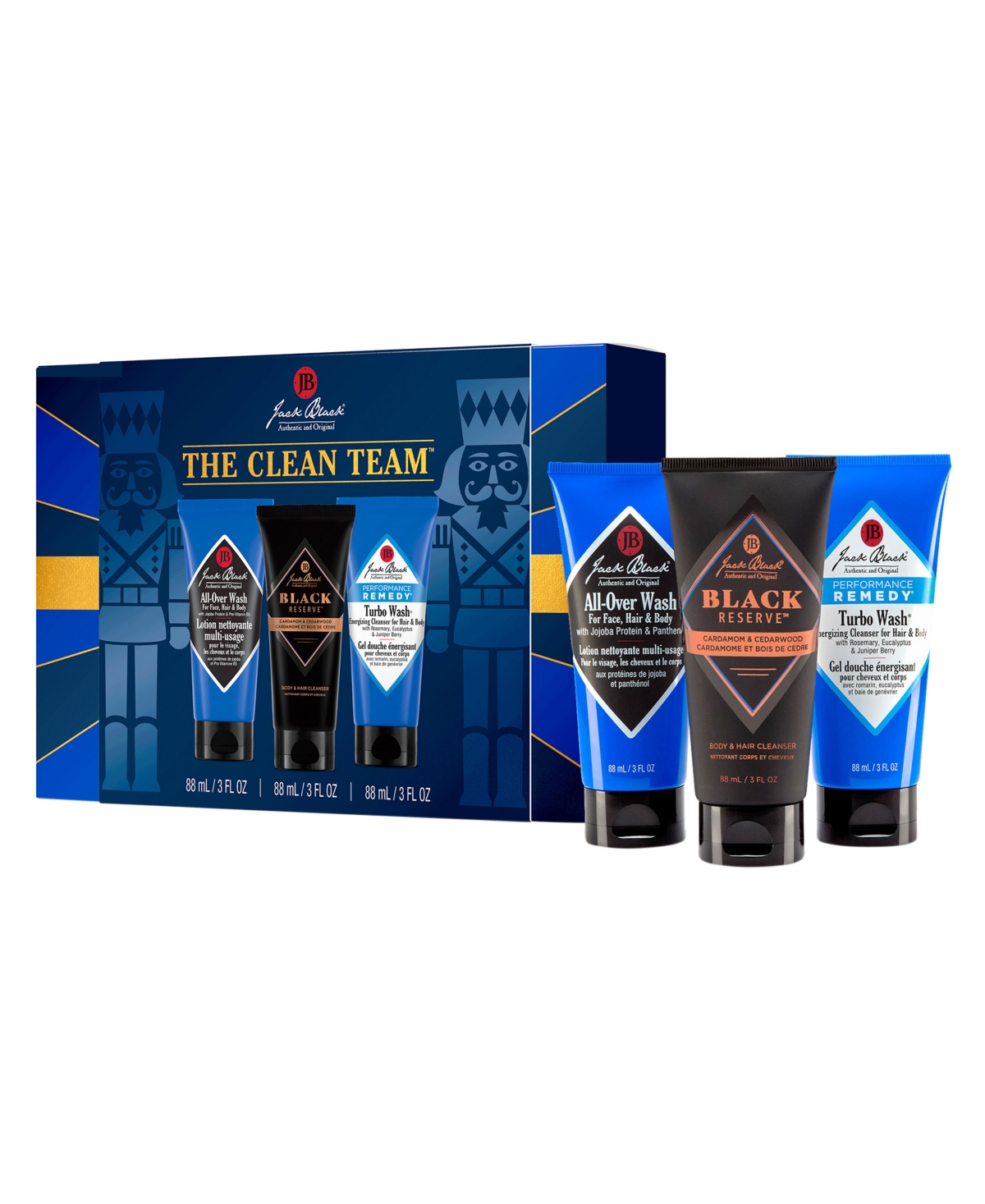 Click here for Jack Black 3-Piece The Clean Team All-Over Wash Gi... prices