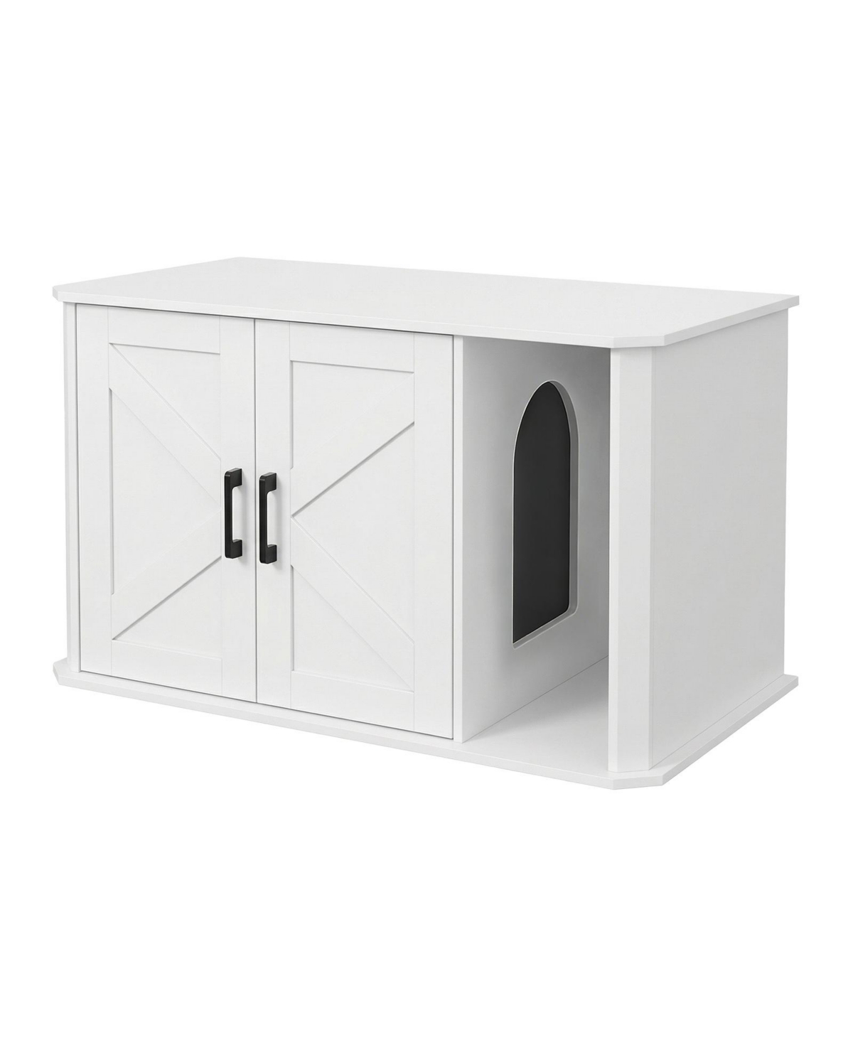 Click here for homfan Wooden Cat Litter Box Enclosure - Modern Hi... prices
