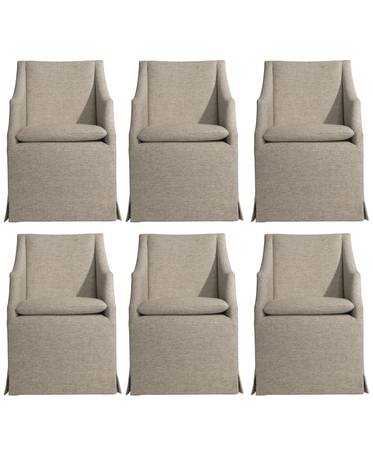Click here for Bernhardt Tribeca 6-Piece Fully Upholstered Arm Ch... prices