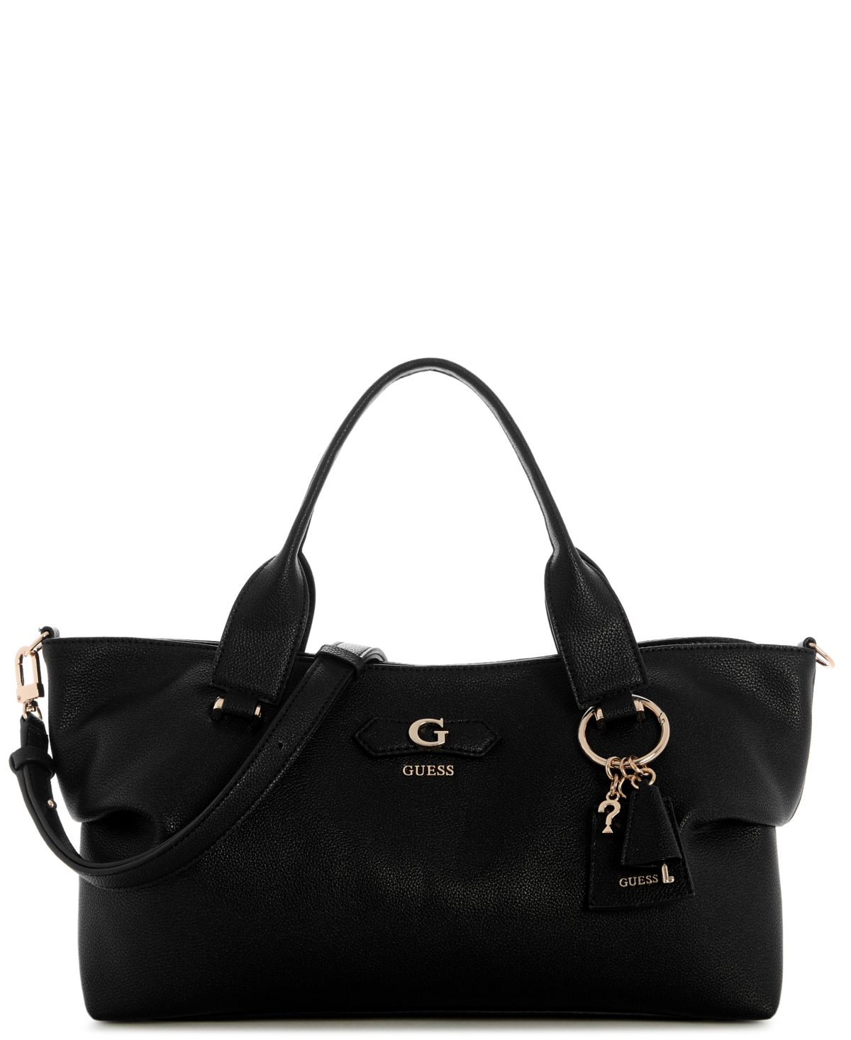 Click here for Guess Suzy Extra-Large Satchel Handbag - Black prices