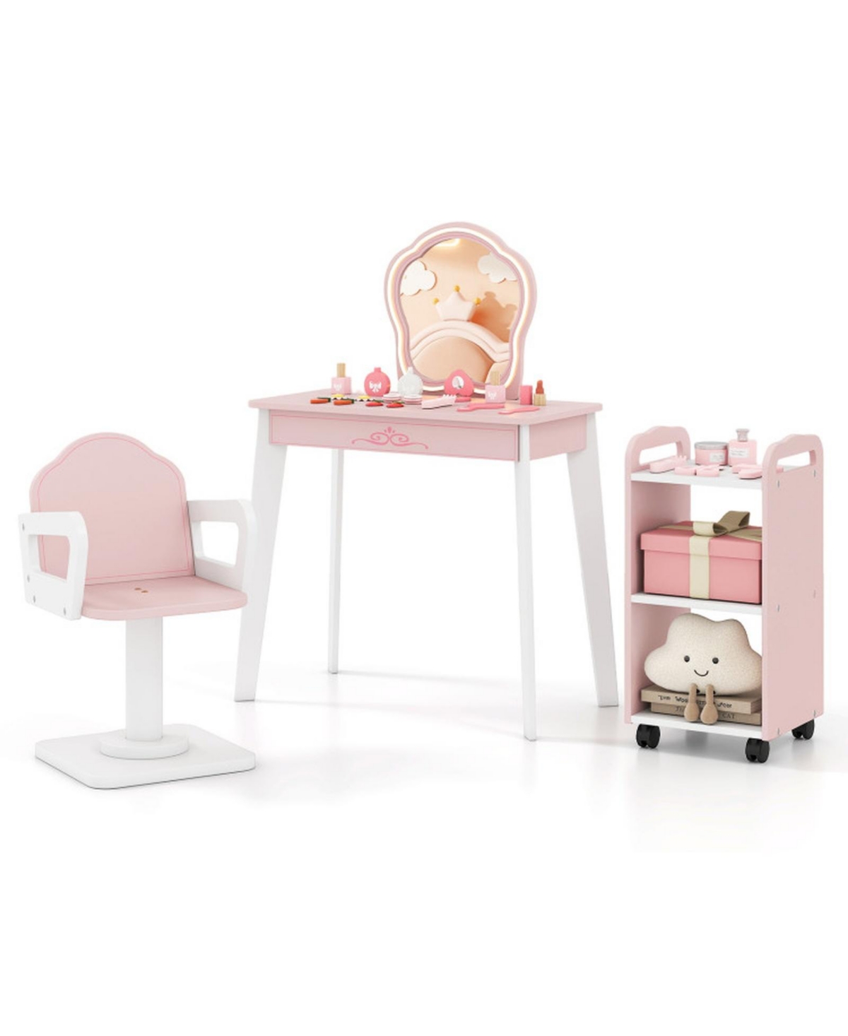 Click here for Hongge Hair Salon Led Mirror and Swivel Chair 10-P... prices