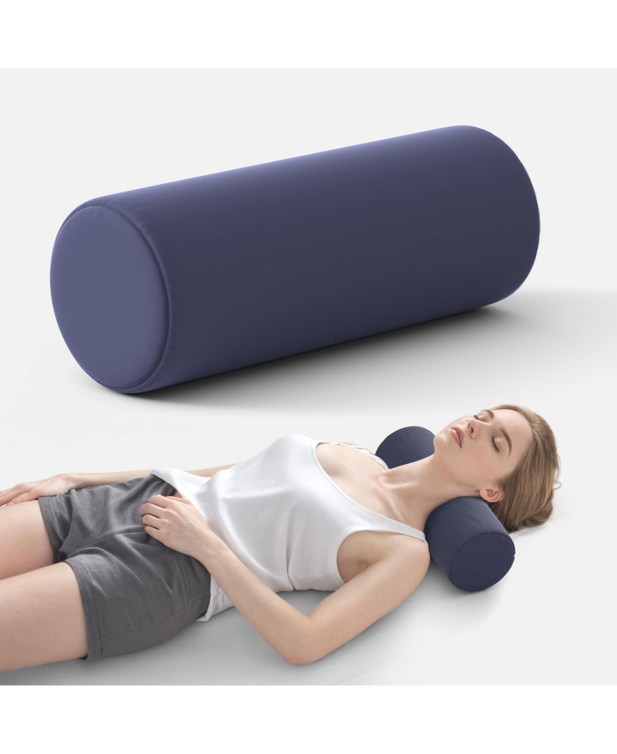 Click here for Piscifun Memory Foam Neck Roll Pillow Cooling Supp... prices