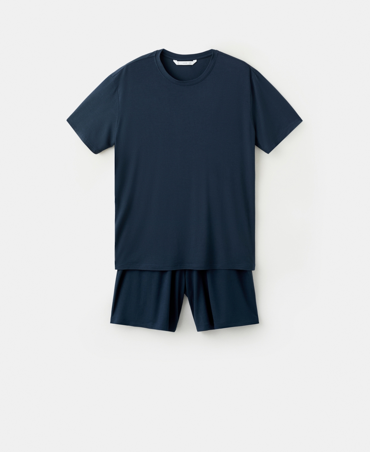 Click here for Mango Mens Elastic Waistband Pajama - Navy prices