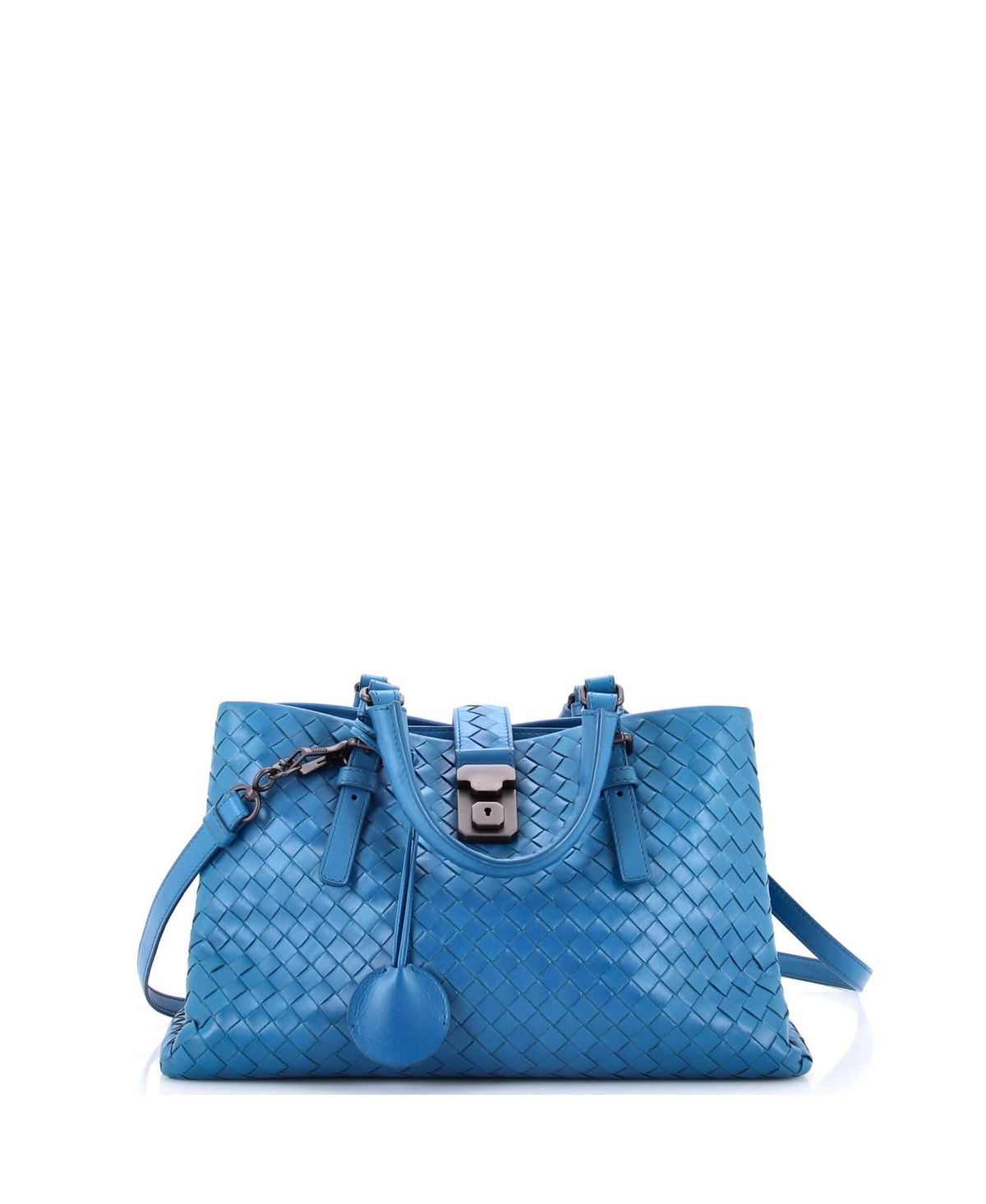 Click here for Pre-Owned Bottega Veneta Small Roma Bag Intrecciat... prices