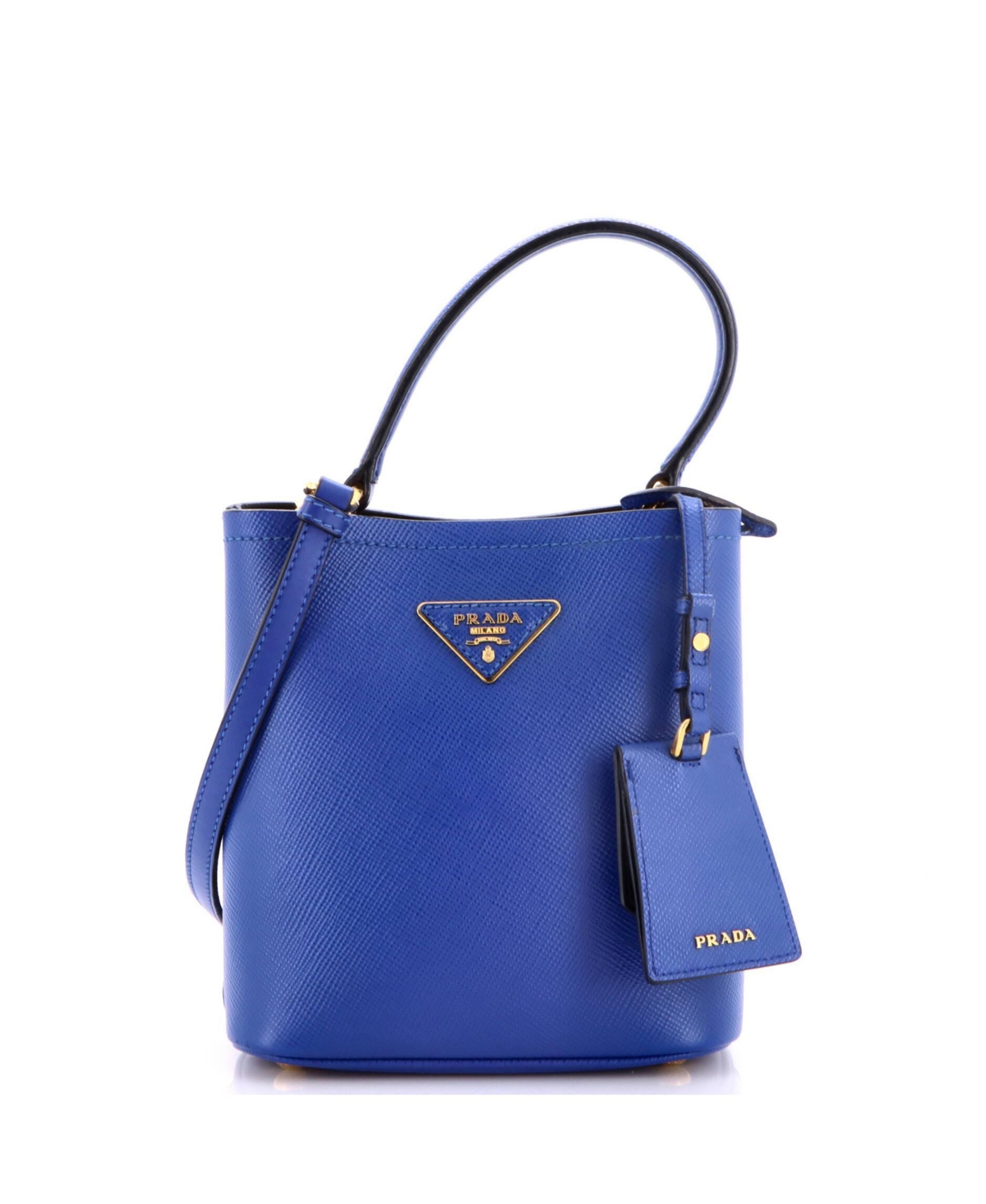 Click here for Pre-Owned Prada Small Panier Bucket Bag Saffiano L... prices