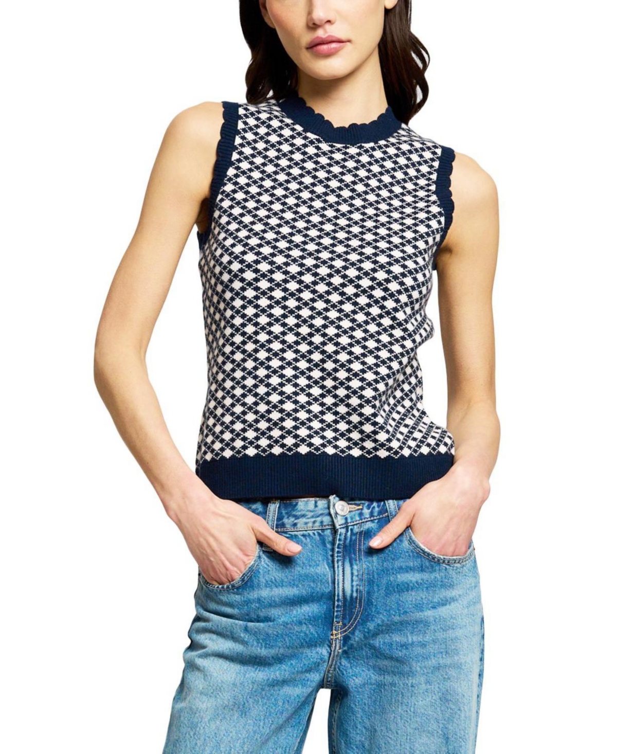 Click here for Central Park West Womens Marlo Sleeveless Crewneck... prices