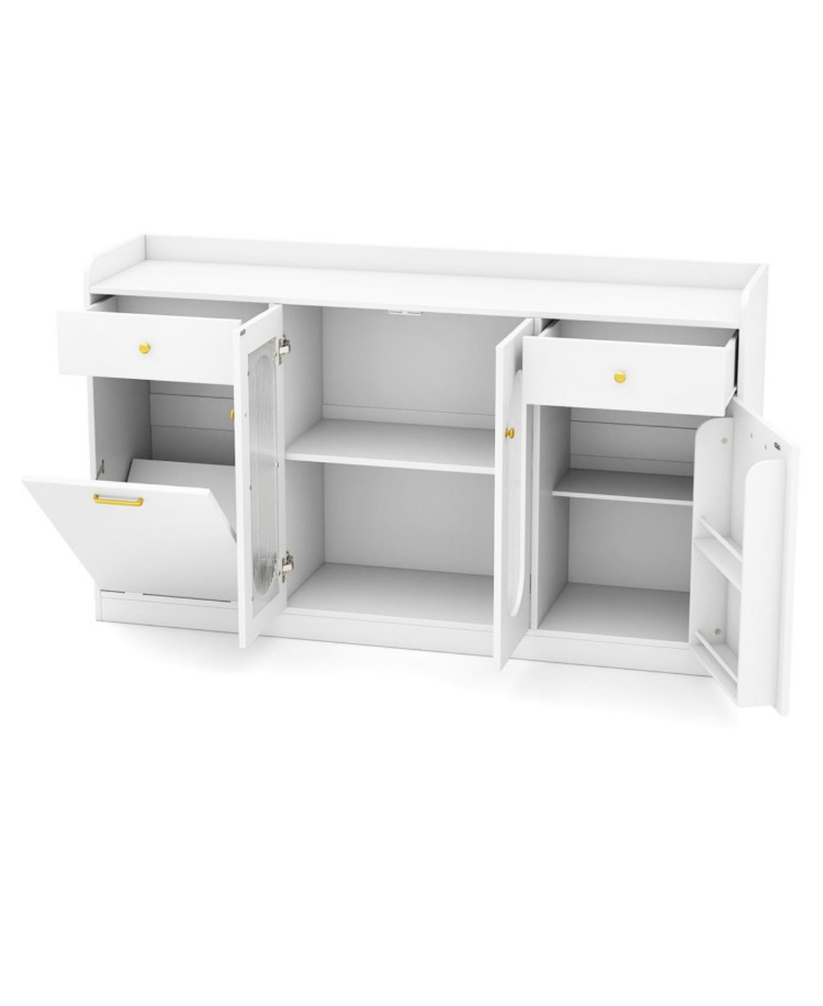 Click here for Sugift 55 Inch Buffet Cabinet with Hidden Tilt-Out... prices