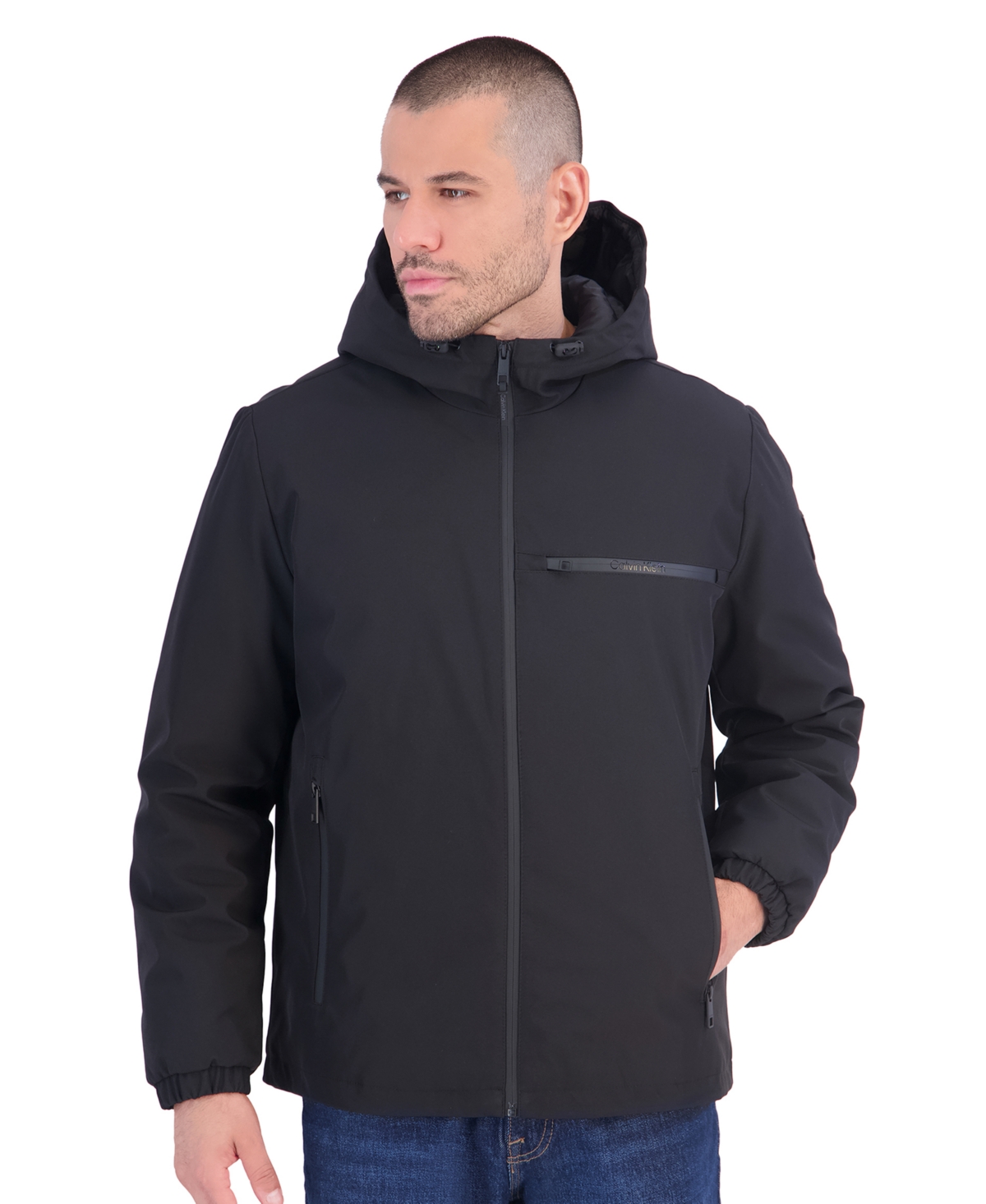 Click here for Calvin Klein Mens Hooded Quilted Inner Softshell J... prices