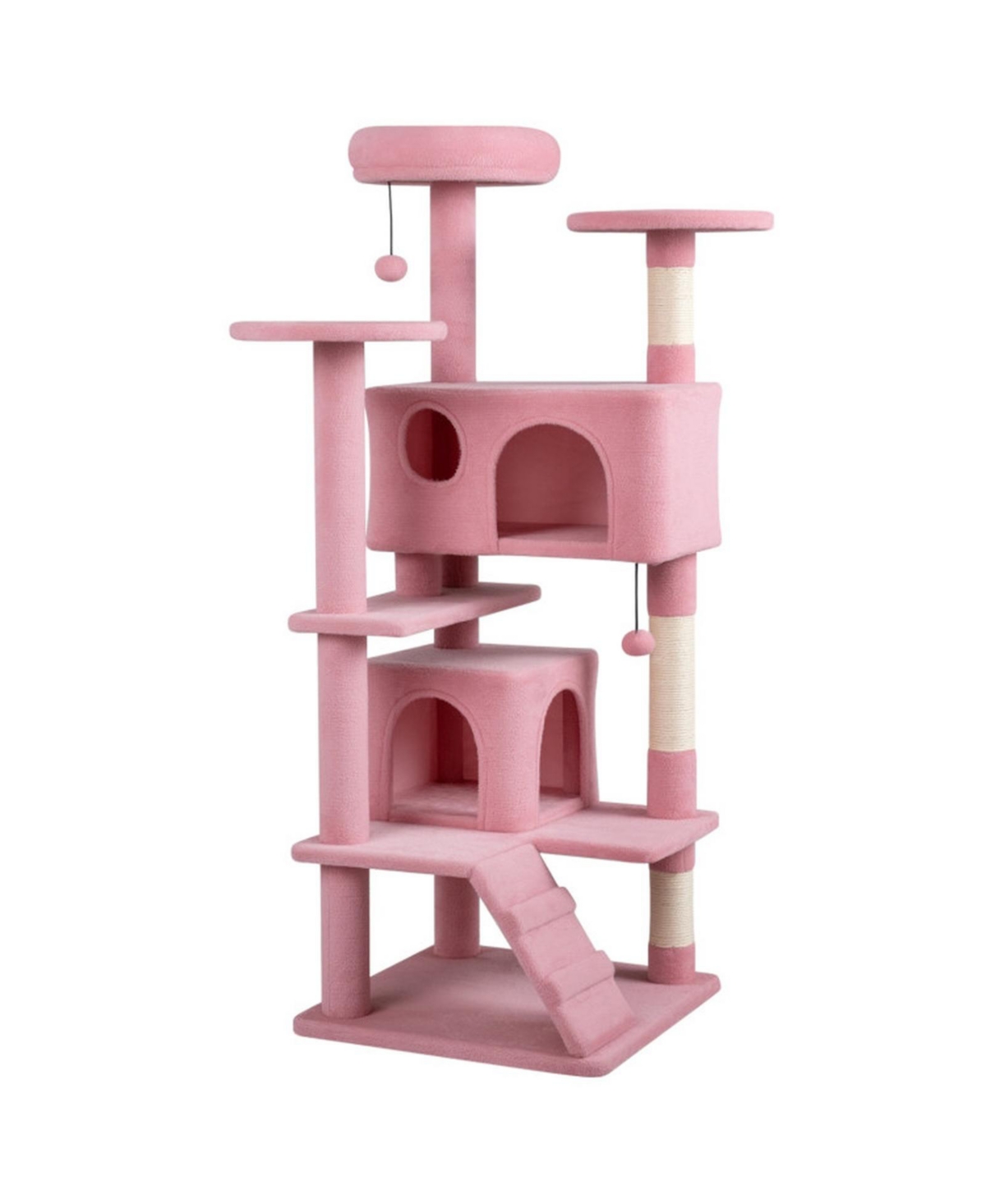 Click here for Sugift 52 in Tall Cat Tree Tower for Indoor Cats -... prices