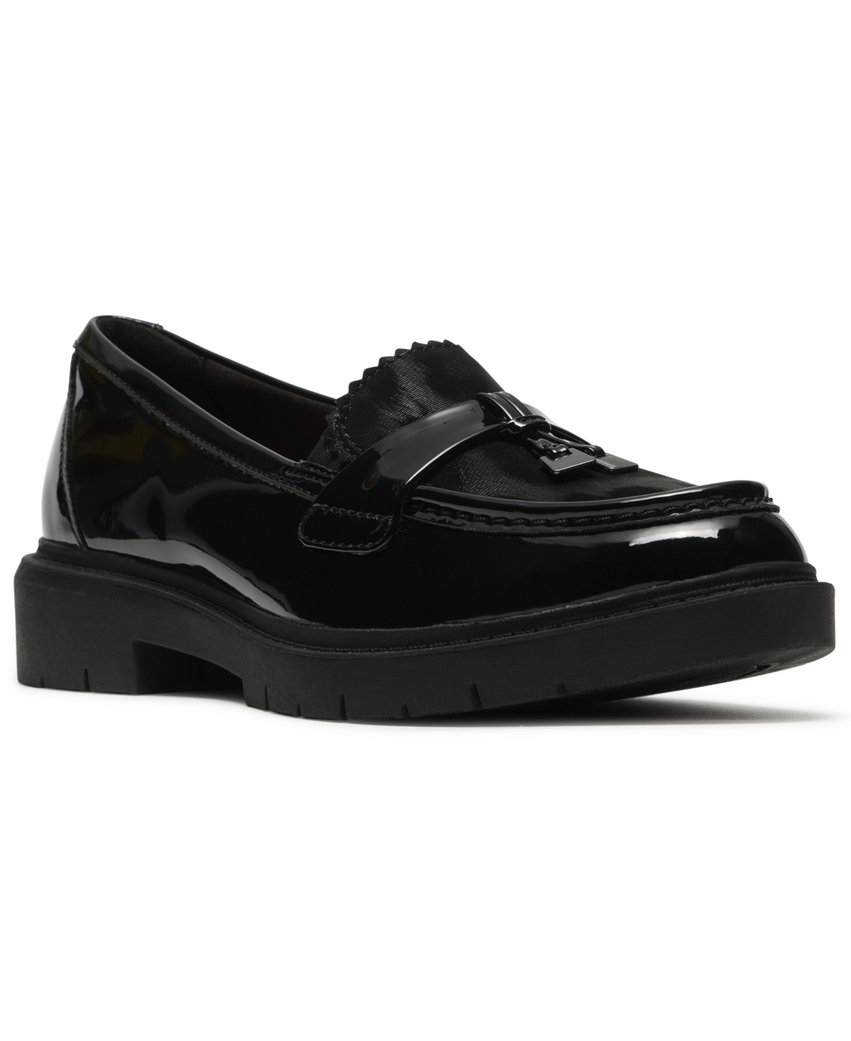 Click here for Clarks Womens Westlynn Bella Slip-On Loafers - Bla... prices
