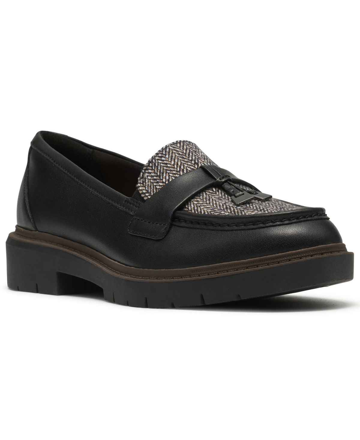 Click here for Clarks Womens Westlynn Bella Slip-On Loafers - Bla... prices