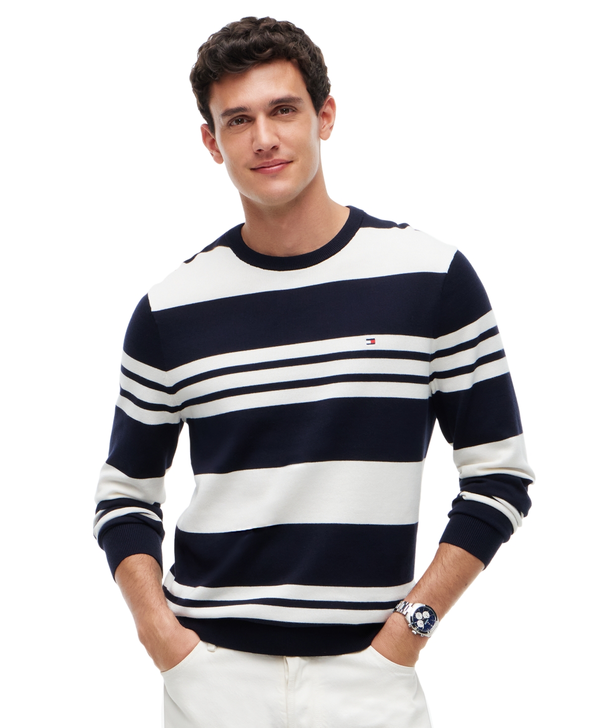 Click here for Tommy Hilfiger Mens Essential Crew Neck Sweater -... prices