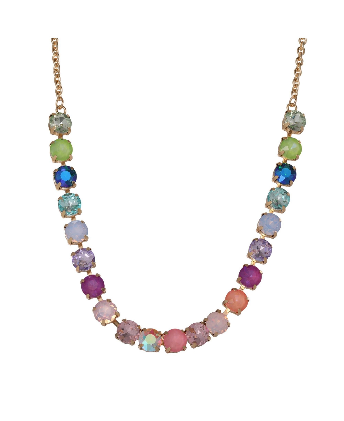 Click here for Juicy Couture Womens Tennis Necklace with 8MM Mult... prices