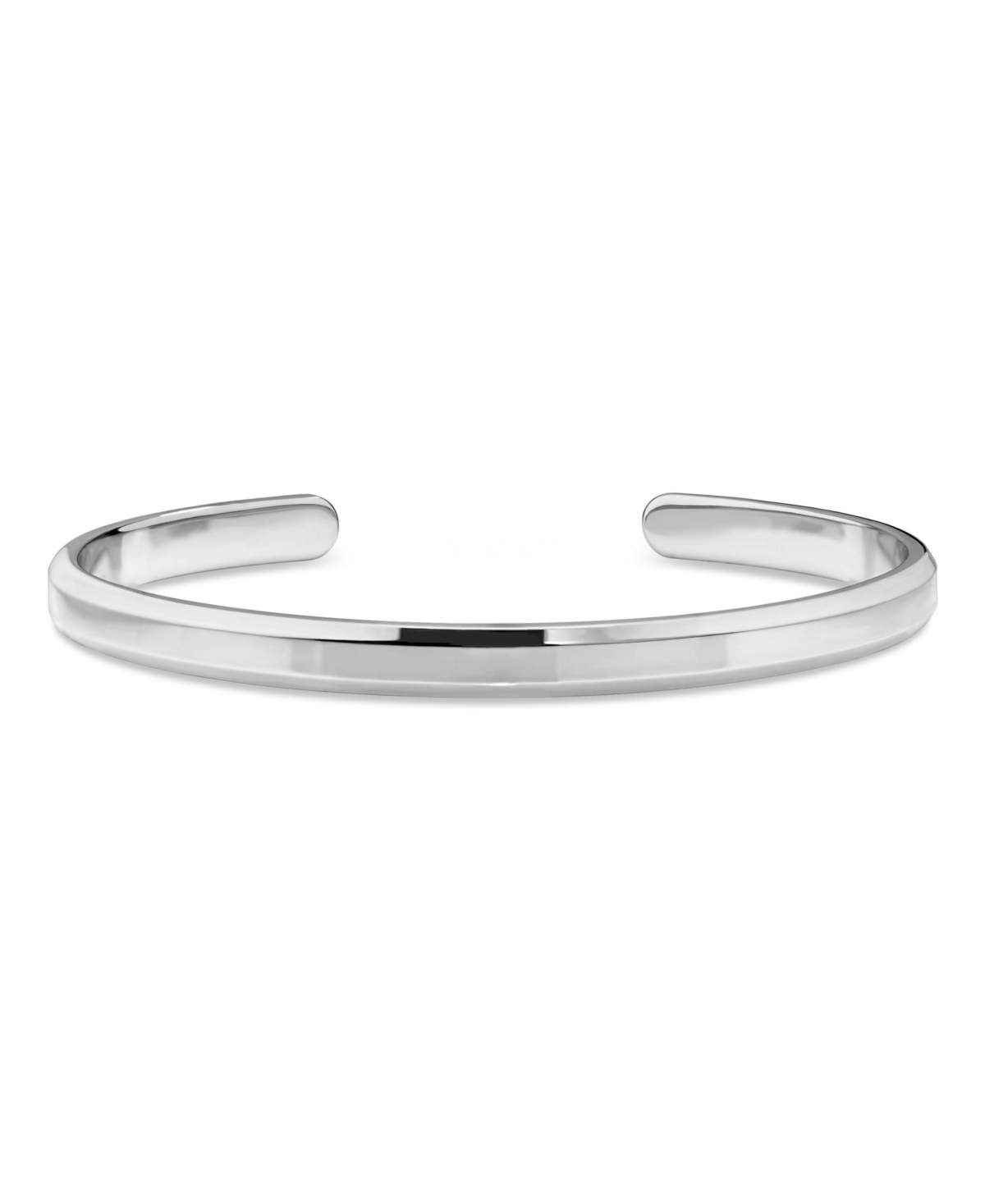 Click here for Devata 5mm Cuff Bracelet in Rhodium Plated Sterlin... prices
