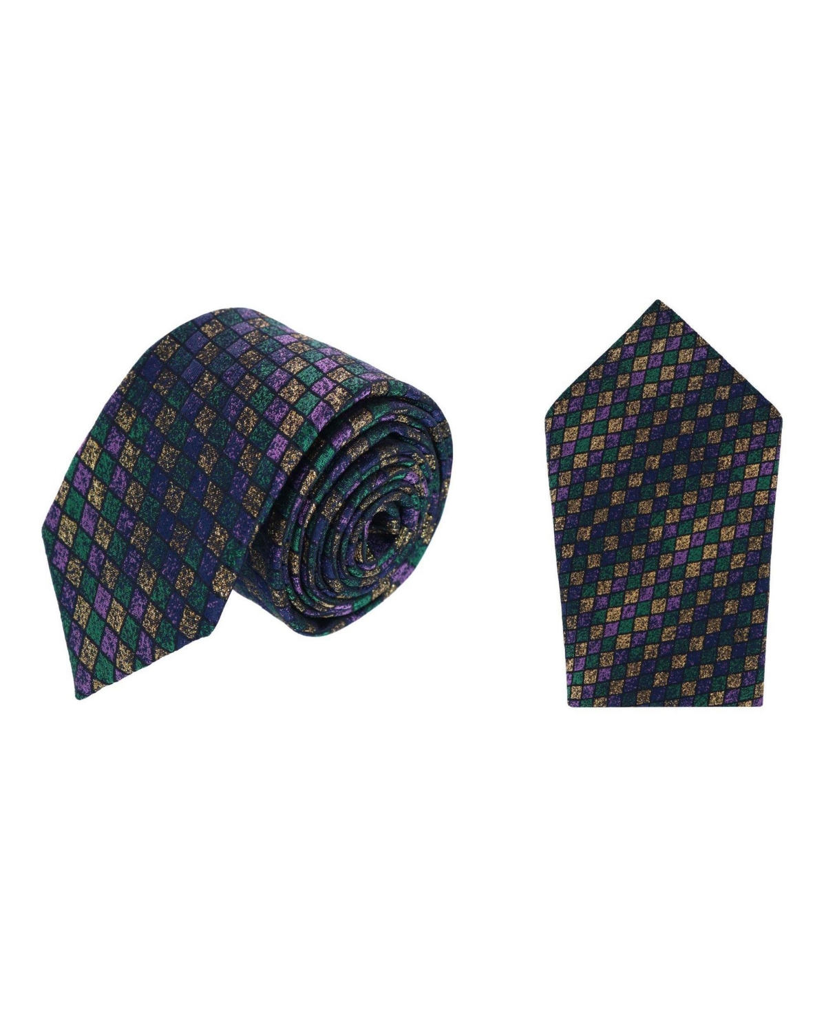 Click here for Trafalgar Mens Carnival Diamond Necktie and Pocket... prices