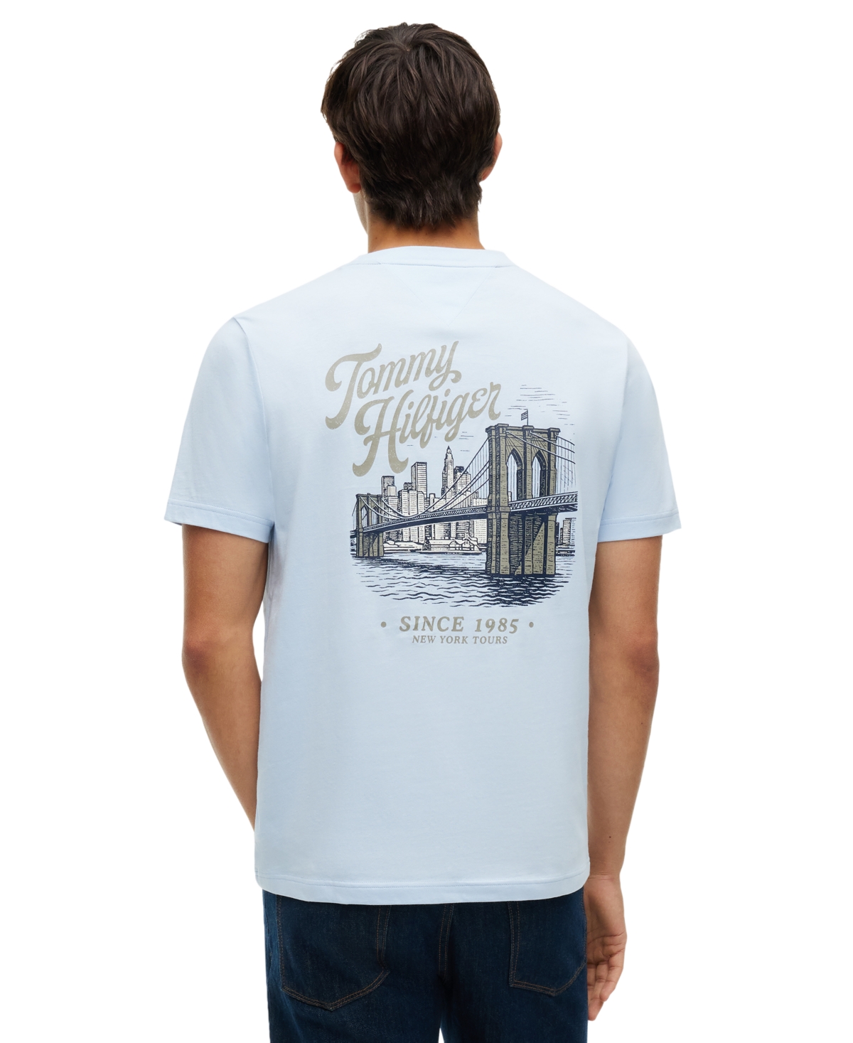 Click here for Tommy Hilfiger Mens Graphic Back Print T-Shirt - S... prices