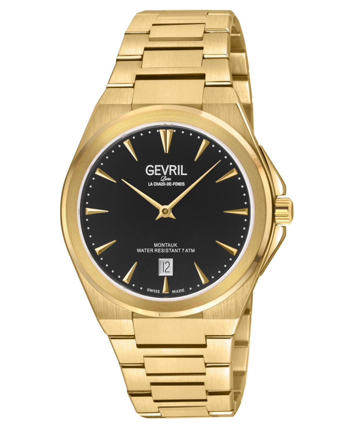 Click here for Gevril Mens Swiss Made Montauk Swiss Quartz Ip Sta... prices