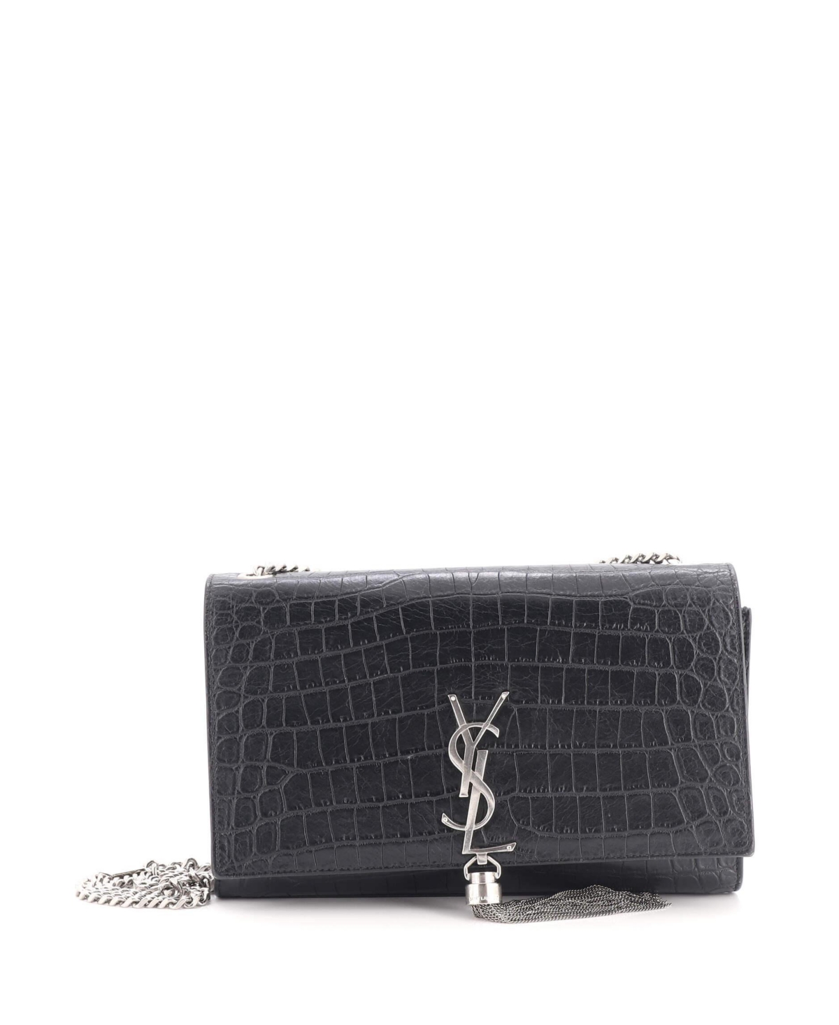Click here for Pre-Owned Saint Laurent Medium Classic Monogram Ta... prices