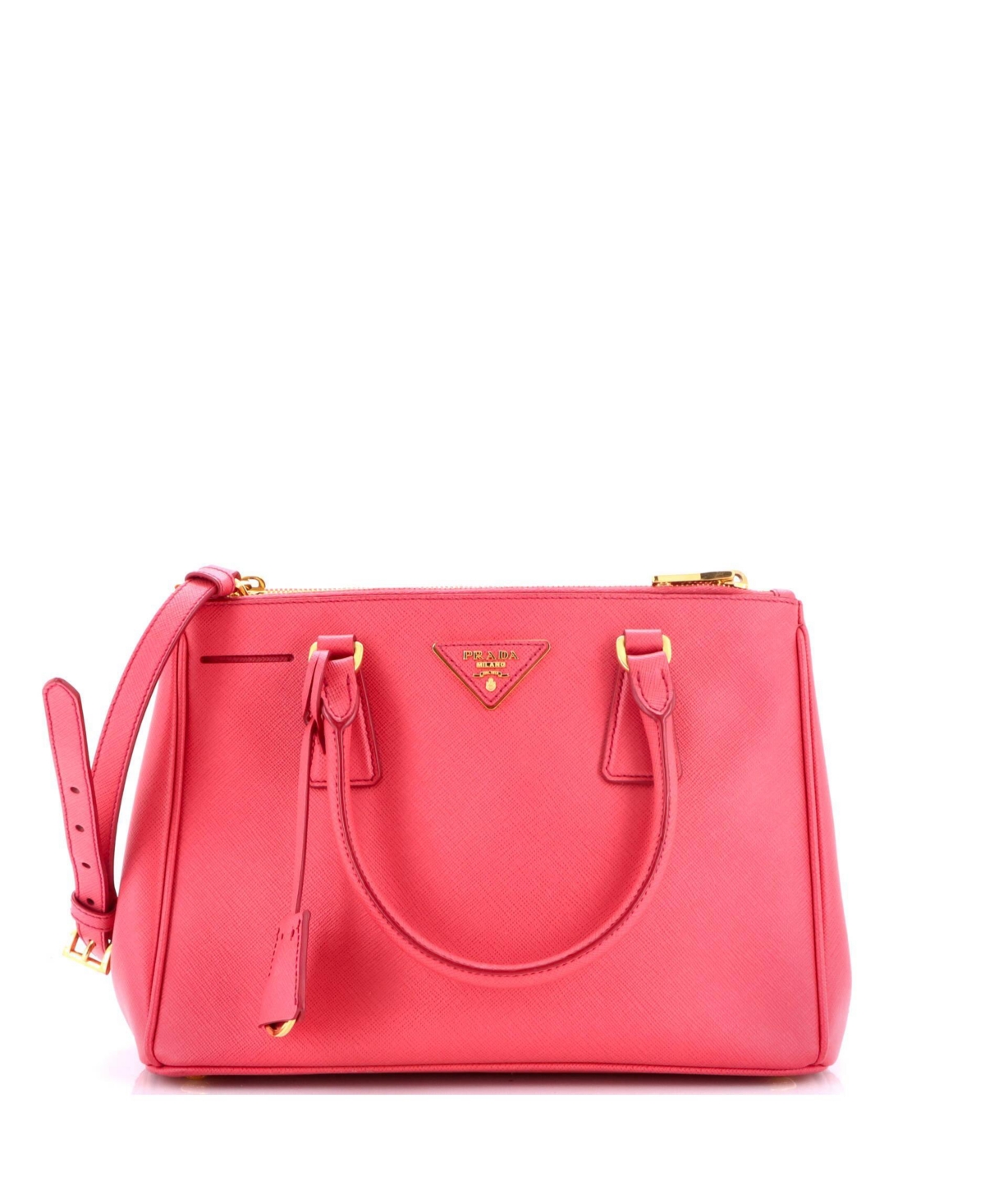 Click here for Pre-Owned Prada Small Double Zip Lux Tote Saffiano... prices
