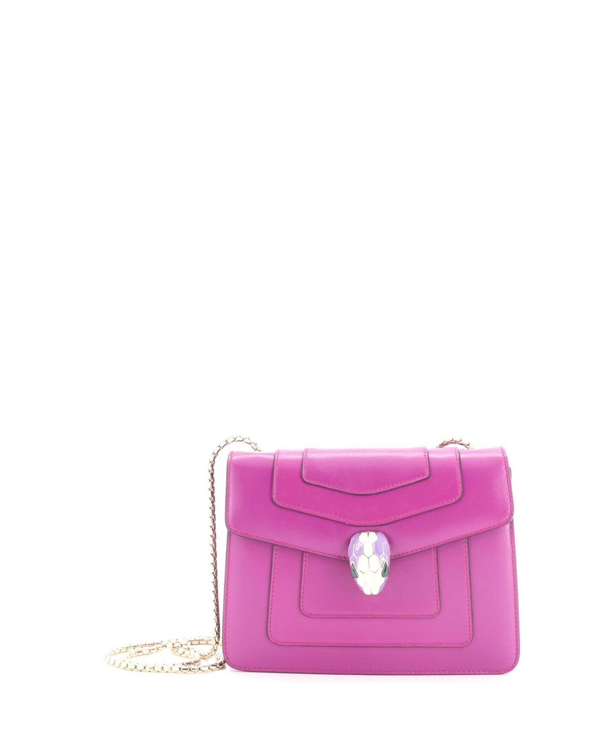 Click here for Pre-Owned Bvlgari Small Serpenti Forever Square Sh... prices