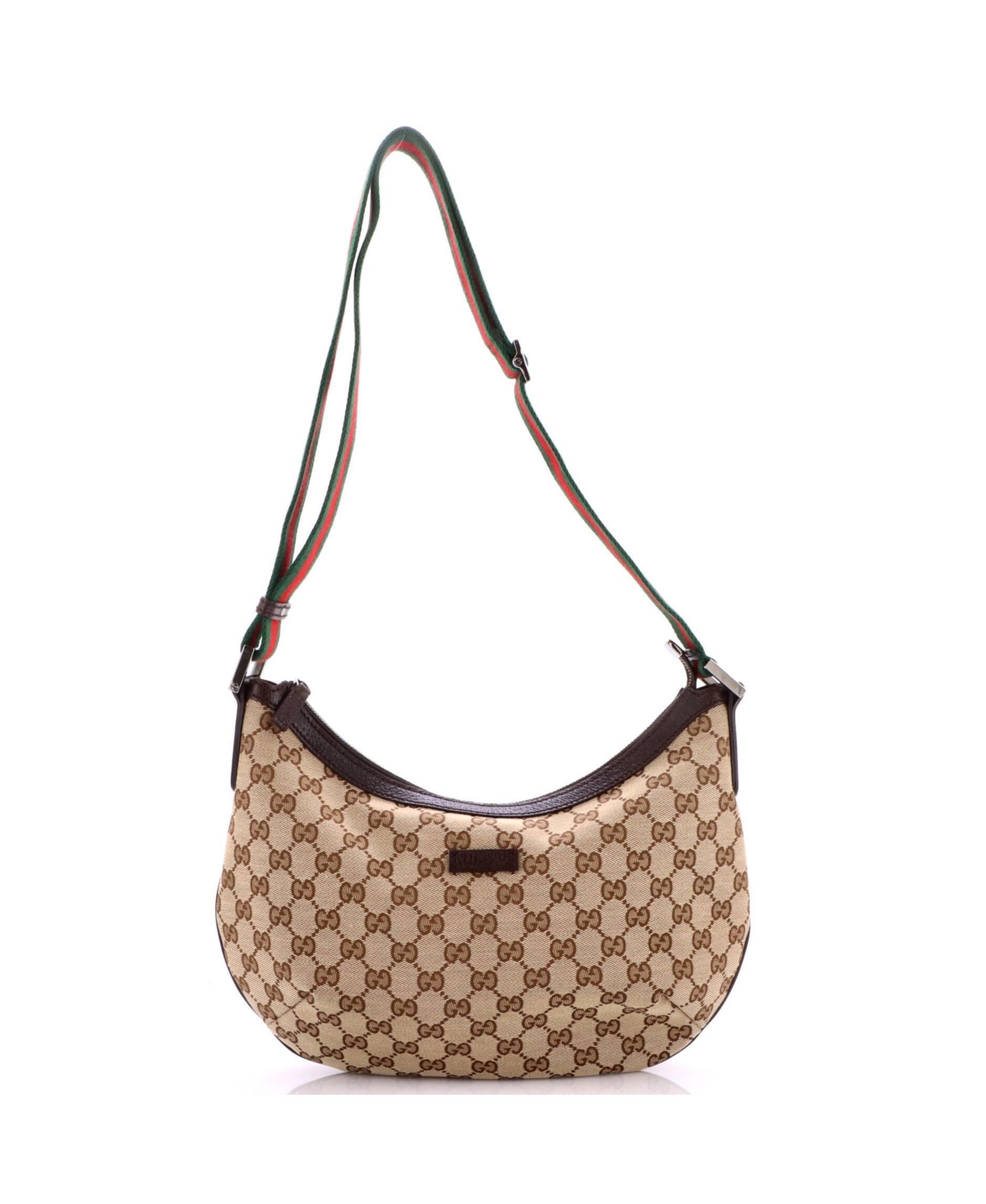 Click here for Pre-Owned Gucci Medium Saddle Zip Messenger Bag Gg... prices
