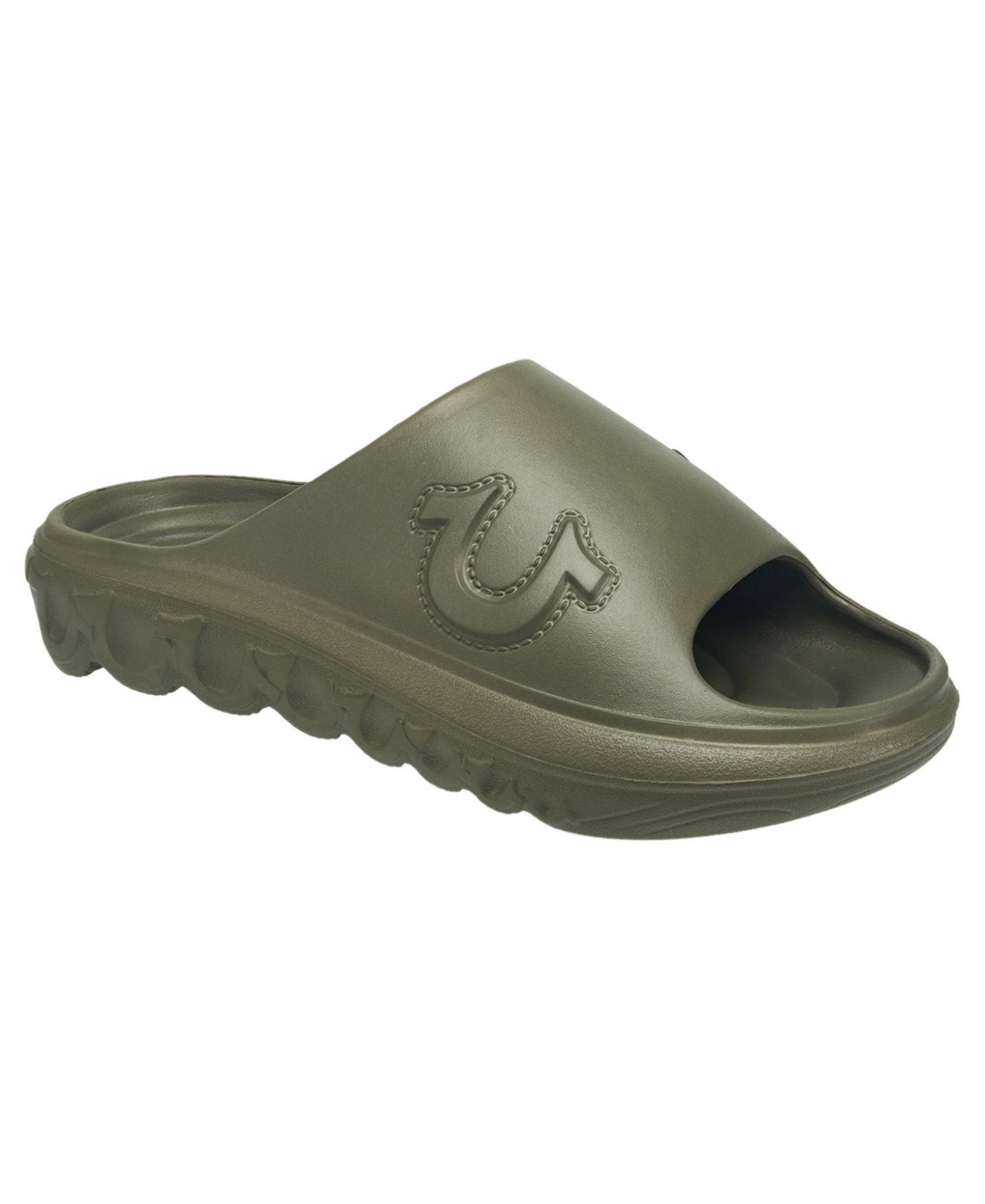 Click here for True Religion Mens Tupac Molded Slide - Olive prices