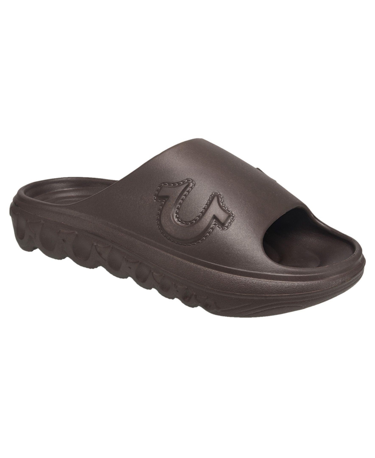 Click here for True Religion Mens Tupac Molded Slide - Chocolate prices