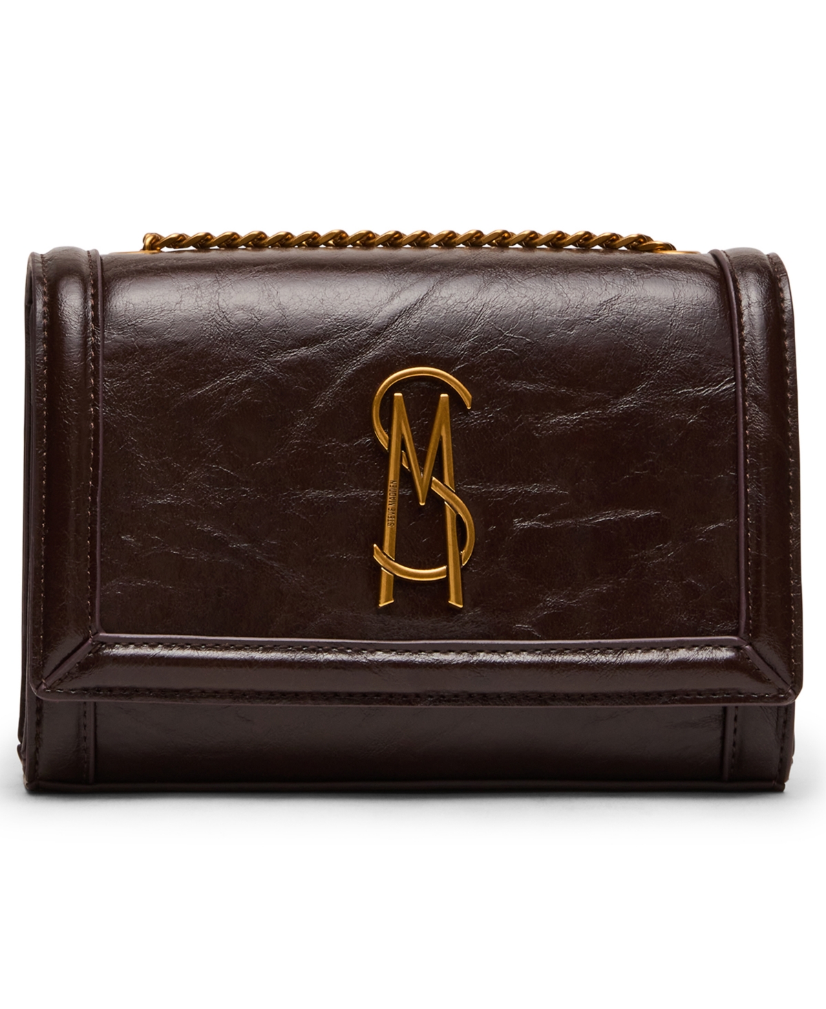Click here for Steve Madden Arisal Mini Crossbody Handbag - Choco... prices