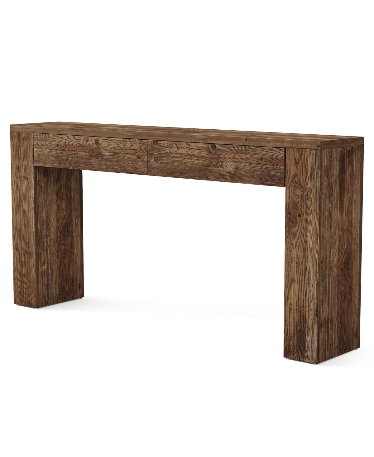Click here for Slickblue 63 Solid Wood Console Table with Hidden... prices