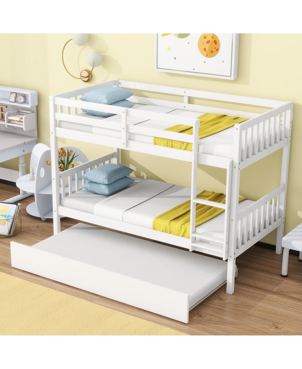 Click here for Sailvan Bunk Bed Twin Over Twin  Convertible with... prices