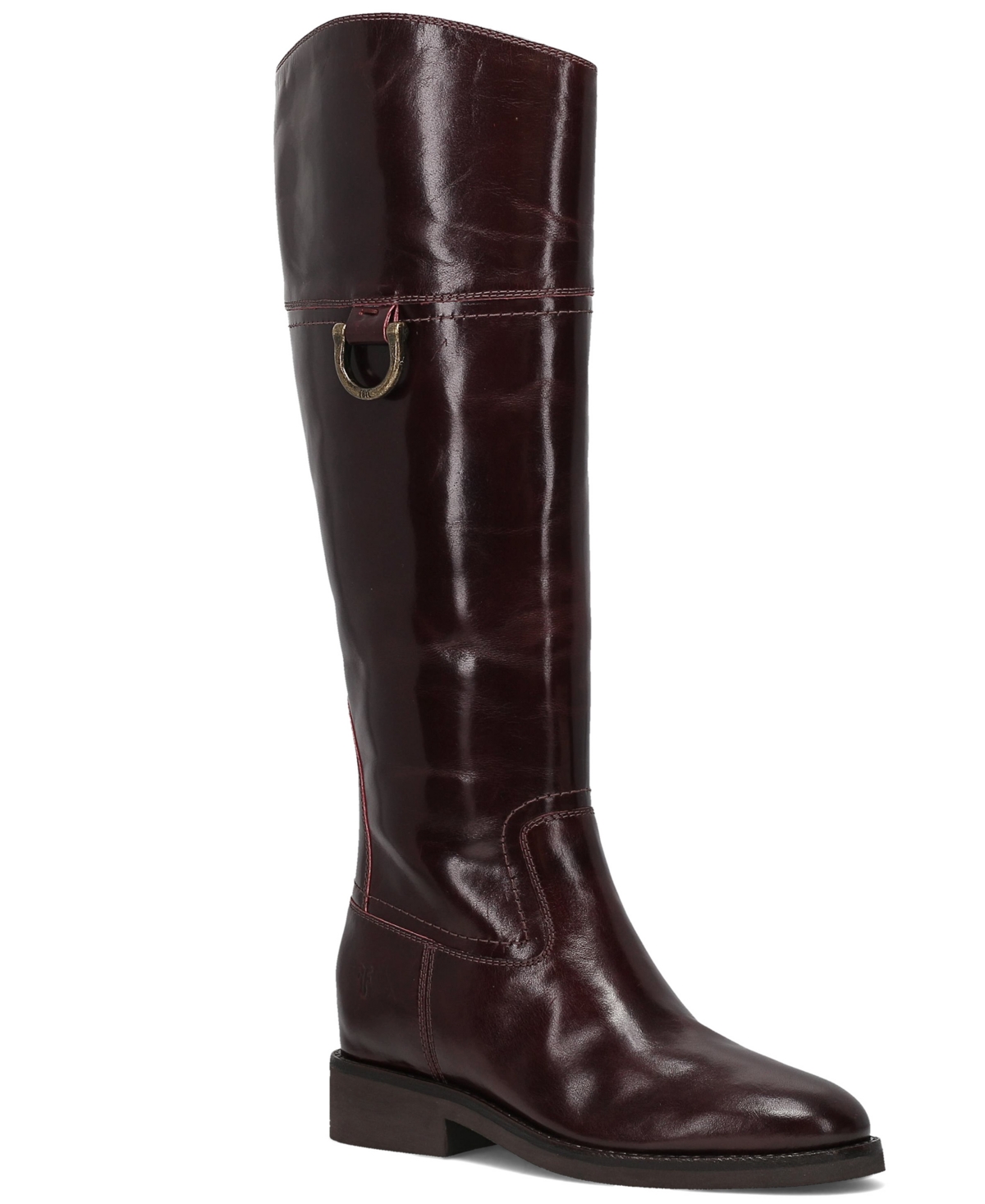 Click here for Frye Womens Quinn Riding Round Toe Boots - Merlot prices