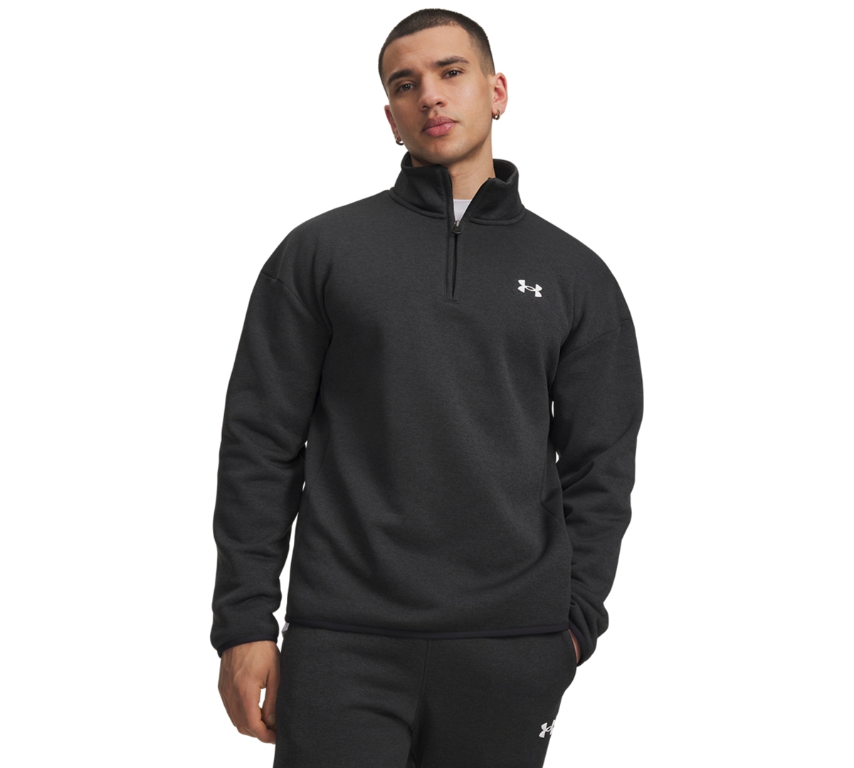 Click here for Under Armour Mens Fleece Twist Sweatshirt - Black/... prices