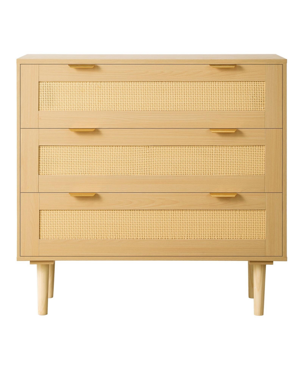 Click here for Slickblue 3 Drawer Rattan Dresser with Storage for... prices