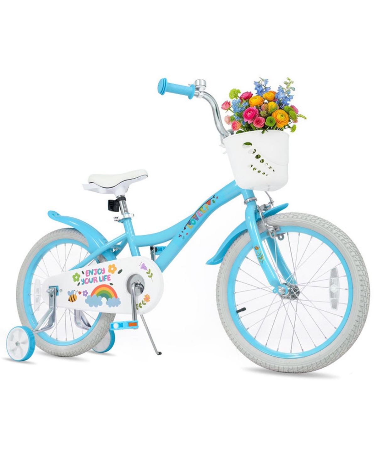Click here for Hongge 18-Inch Kids Bike with Training Wheels and... prices