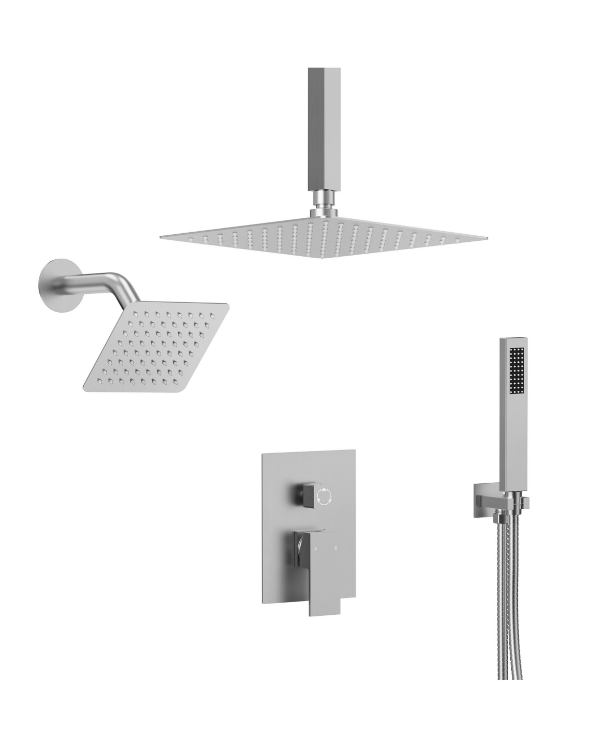 Click here for Everstein Pressure Balanced 10 Rainfall Shower Sys... prices