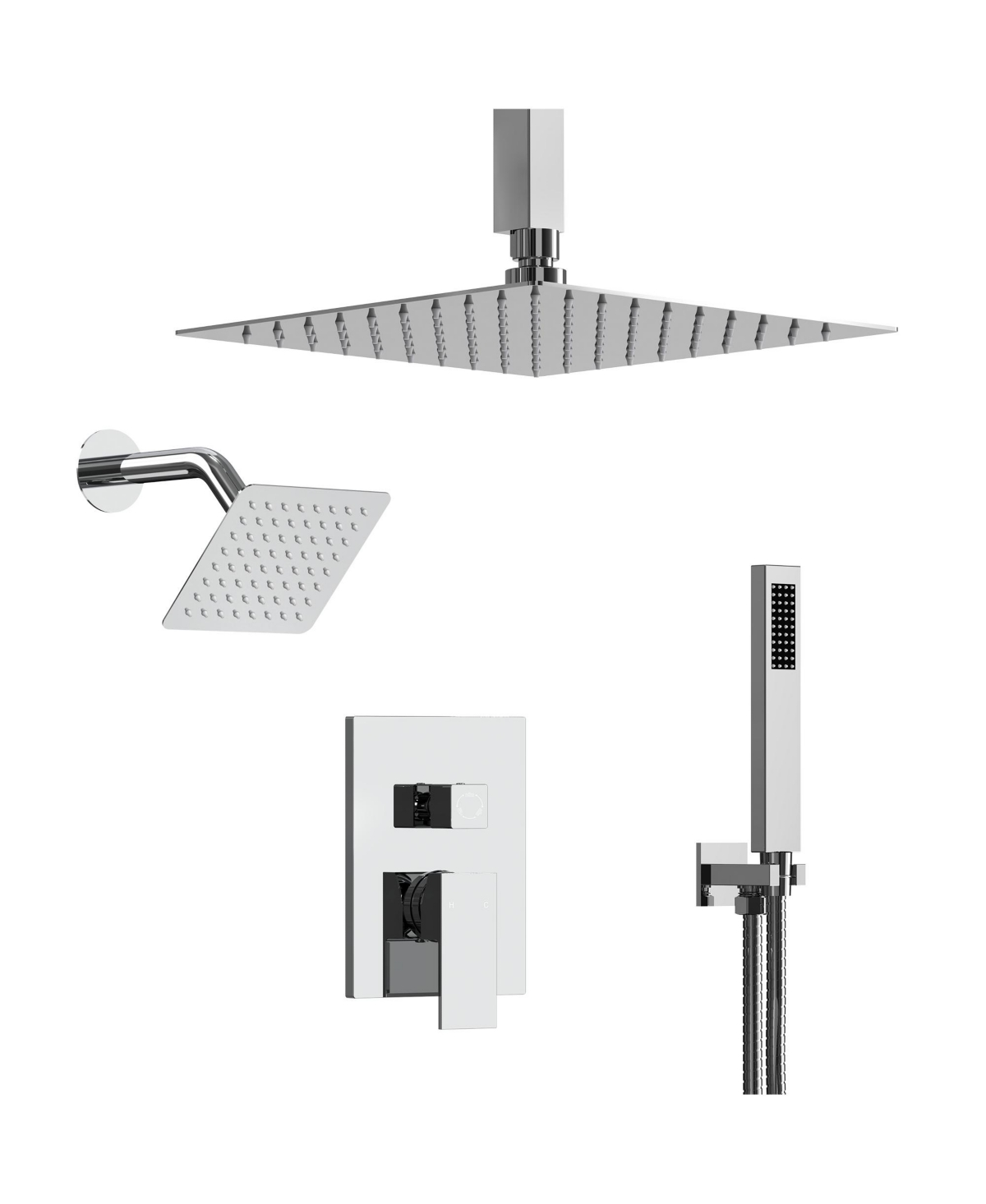 Click here for Everstein Pressure Balanced 10 Rainfall Shower Sys... prices